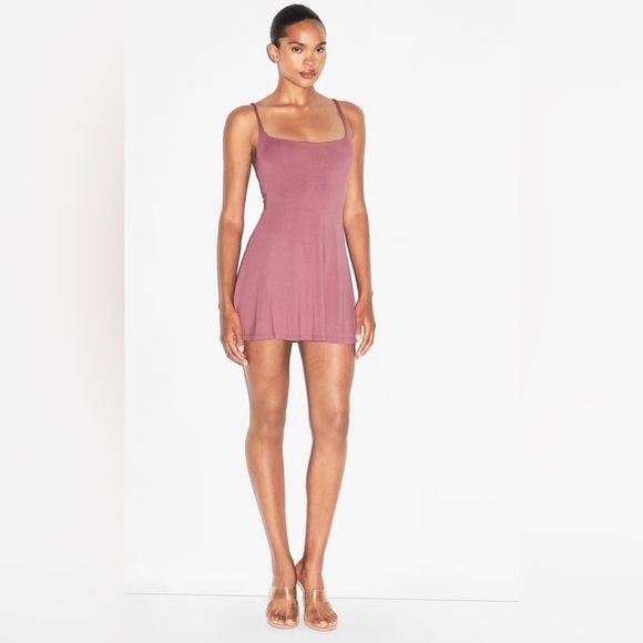 SKIMS | Dresses | Skims Smooth Lounge Skimpy Strapless Mini Dress ...